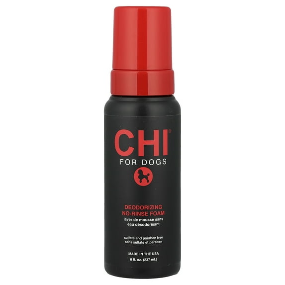 CHI for Dogs Deodorizing No-Rinse Foam, For Dogs , 8 oz - Walmart.com