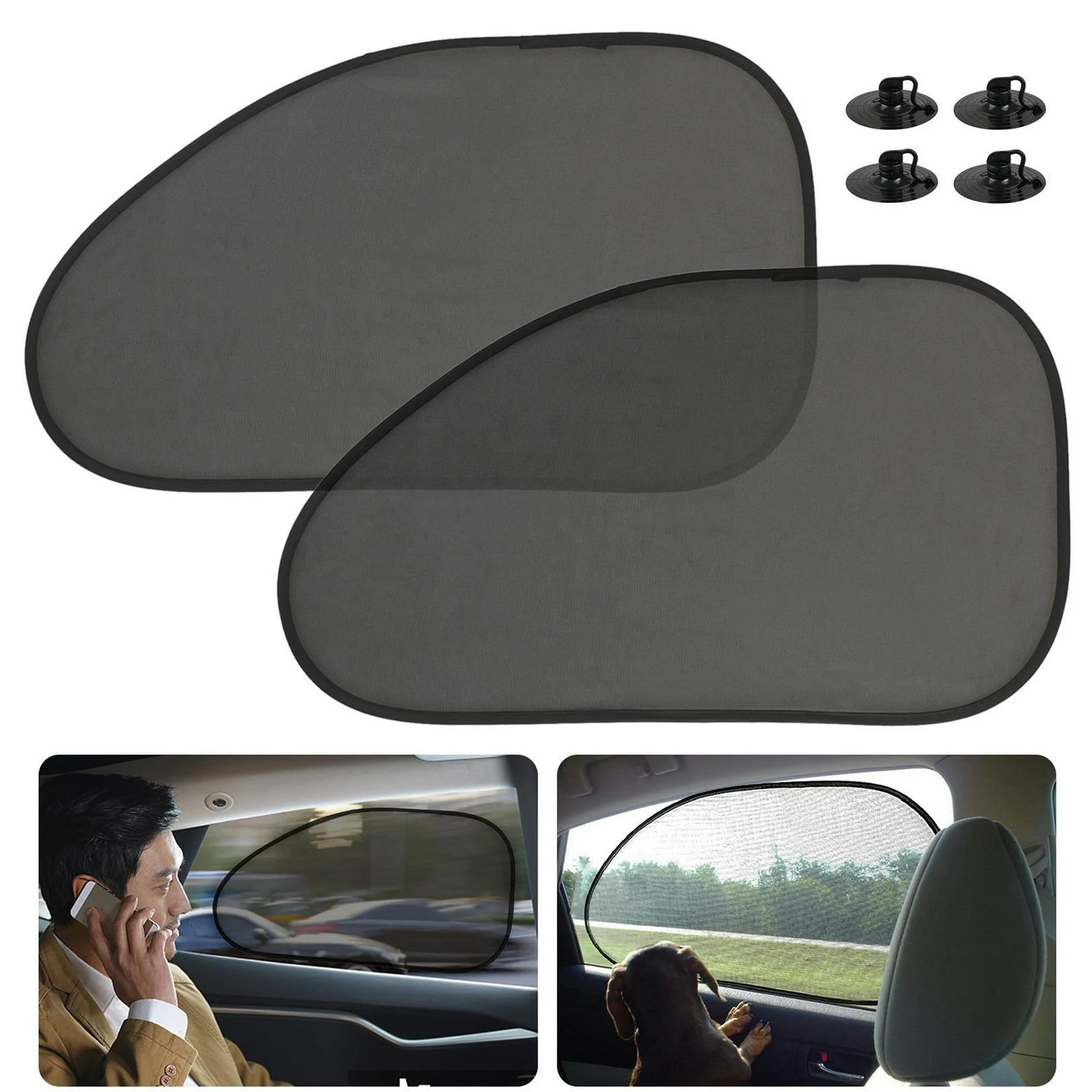 CHIBBS- 2 pcs Car Windows Sunshade, Car Sun glare, and UV protective 25 ...
