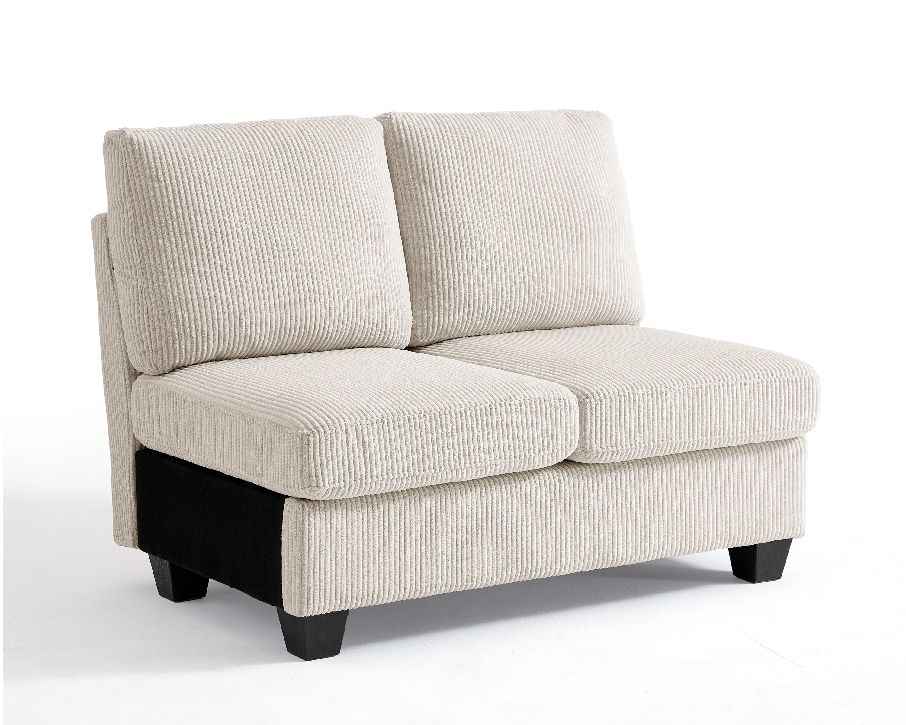 CHIC HOUSE KALEIDO Pro Modular Sectional Sofa with Corduroy, Reclining ...