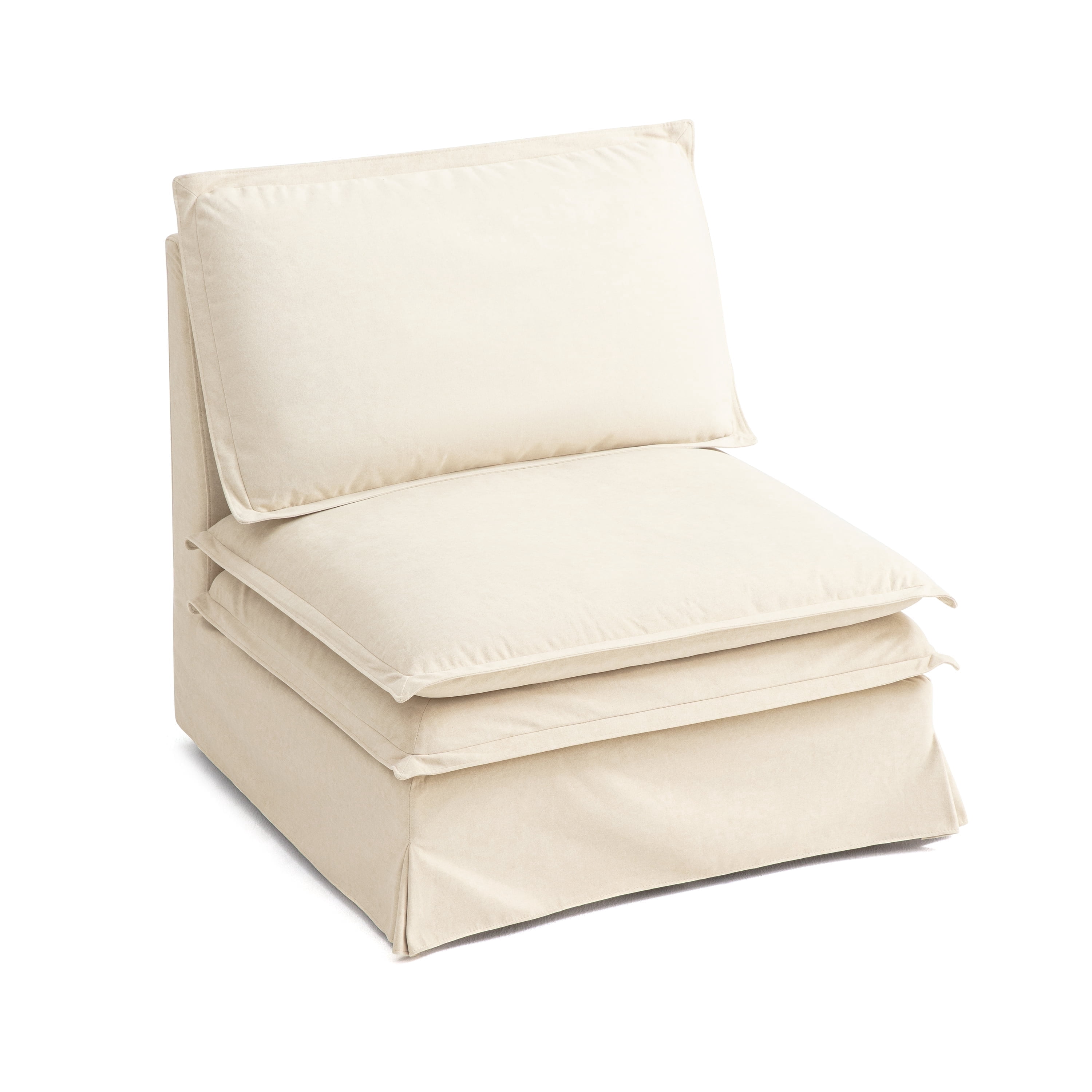 CHIC HOUSE Modular Deep Single Seat for Sectional Sofa, Removable ...