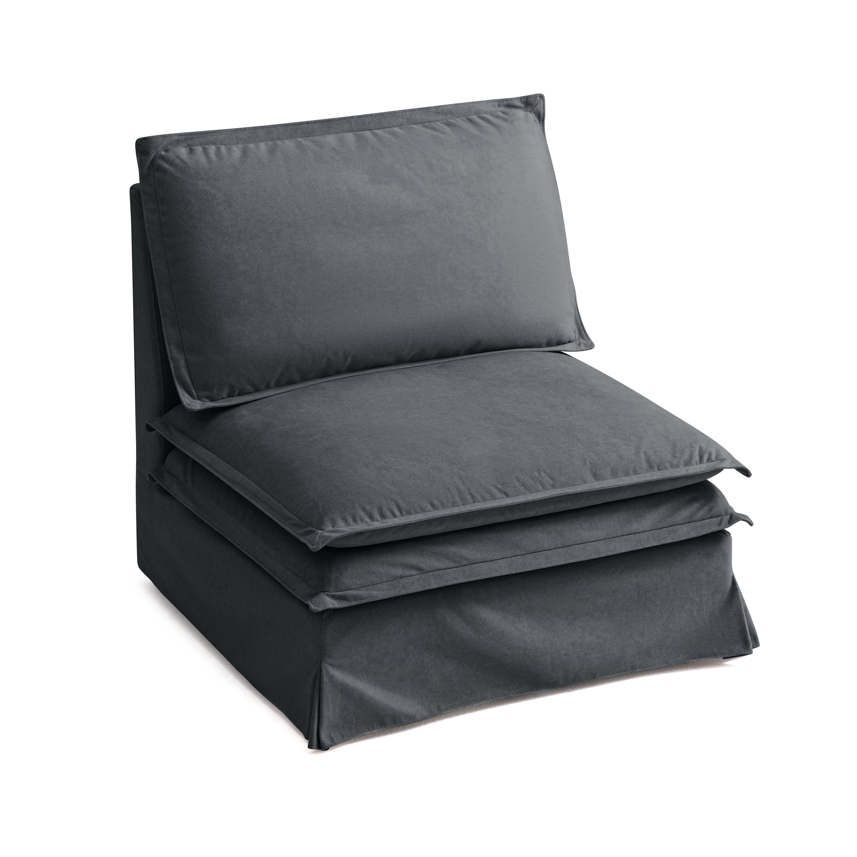 CHIC HOUSE Modular Deep Single Seat for Sectional Sofa, Removable ...