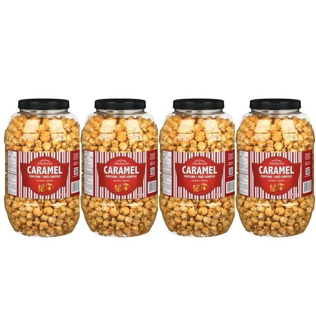 CHICAGO AMERICAN Popcorn Caramel Sea Salted - 907g | Non-GMO, Gluten ...