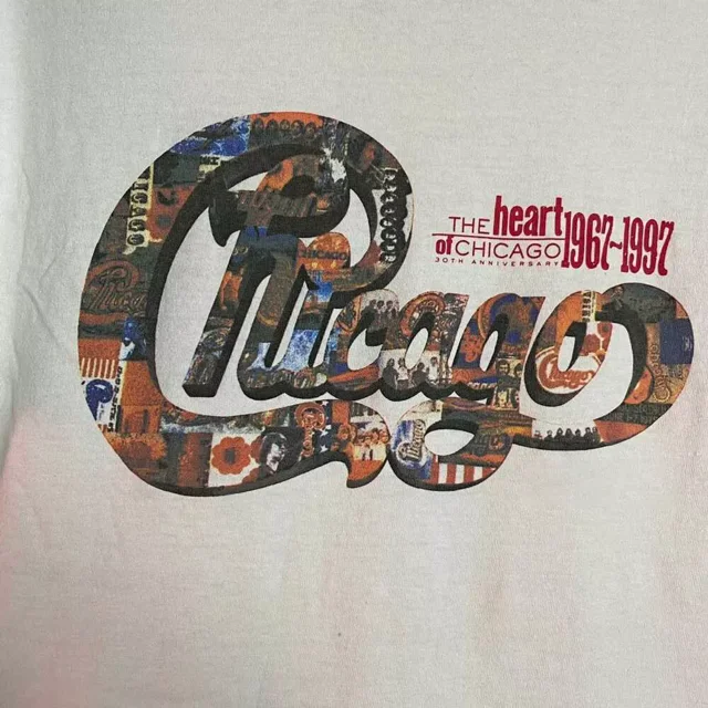 CHICAGO Band Logo The Heart of Chicago Shirt - Walmart.com