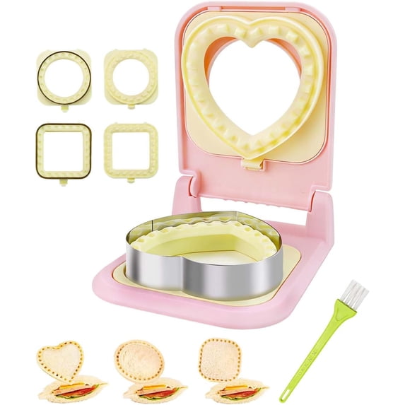 CHICHAUS Uncrustable Sandwich Maker, Sandwich Pocket Circle Shape ...