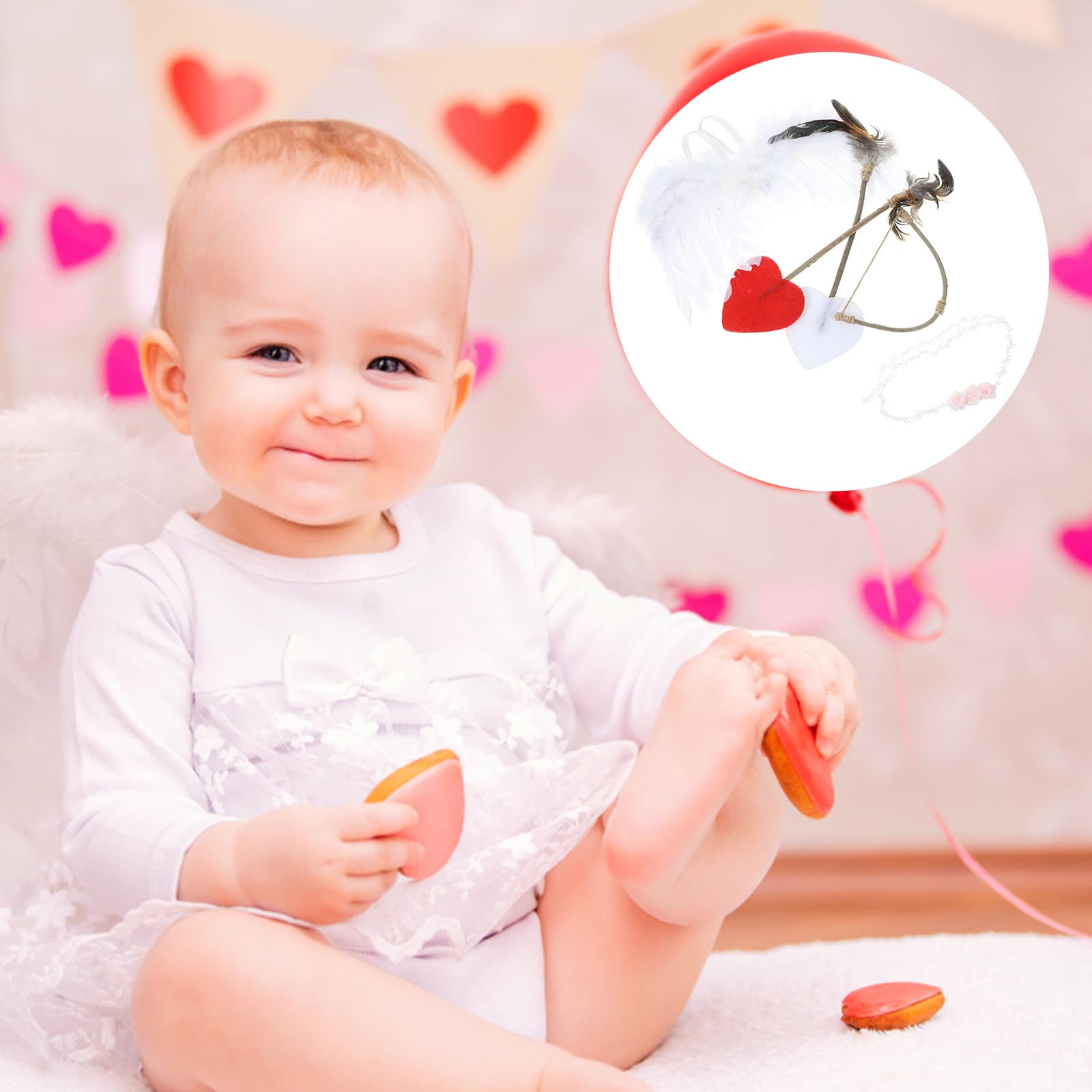 CHICHUMID 1 Set Newborn Photography Props Angel Wings Costume in ...