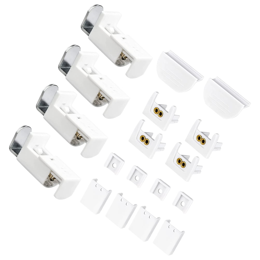 CHICHUMID 1 Set Thick Plastic Roller Blind Fittings Clamp Support for ...