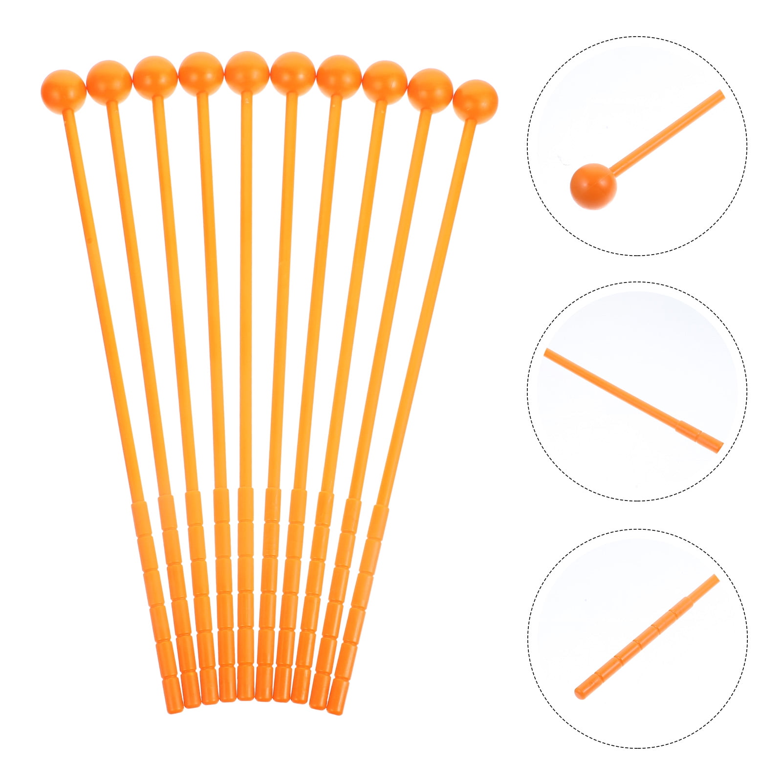 CHICHUMID 10Pcs Kids Drum Mallet for Baby Musical Instruments Stick ...