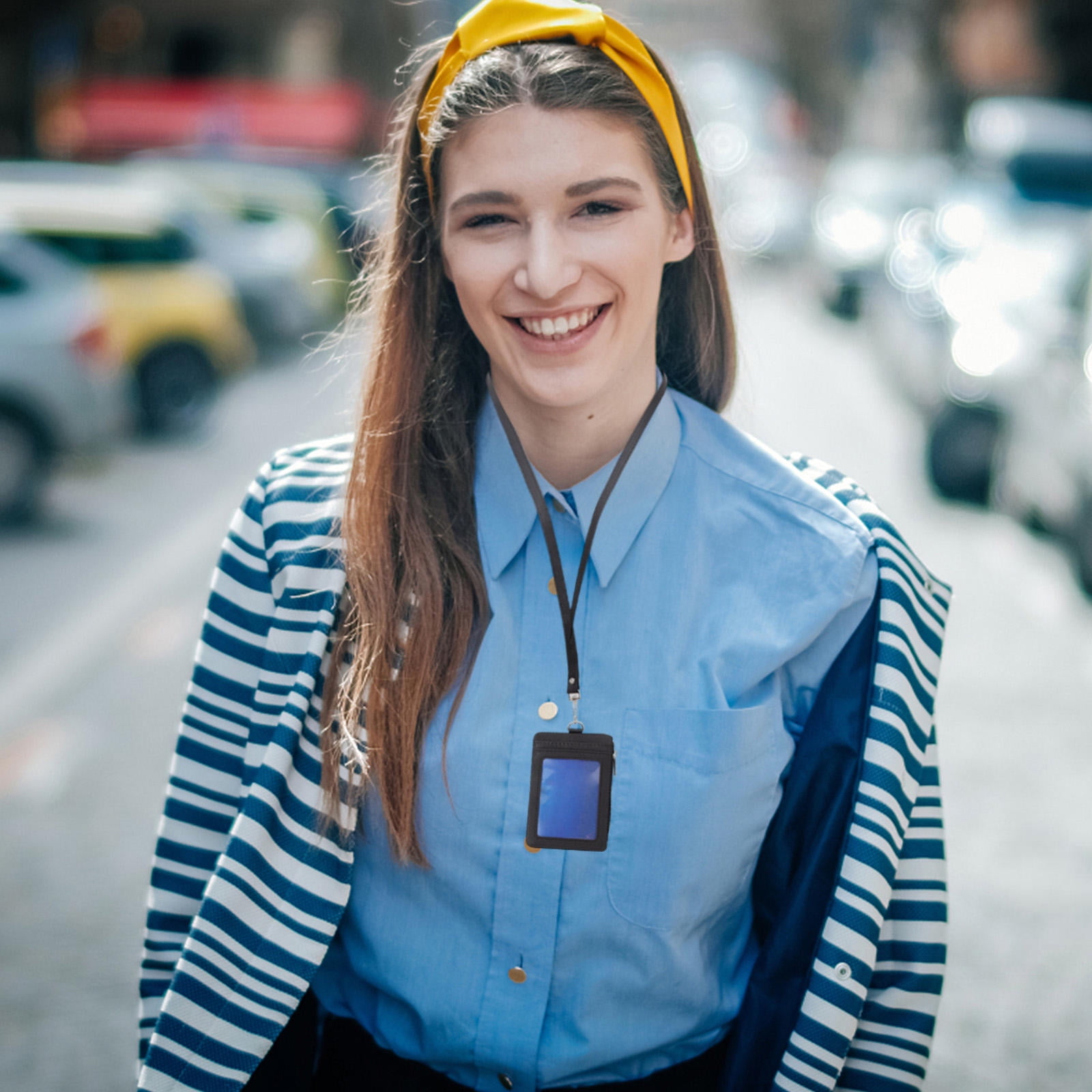 CHICHUMID 1Pack Id Card Protector for Bus Pass with Card Storage and ...