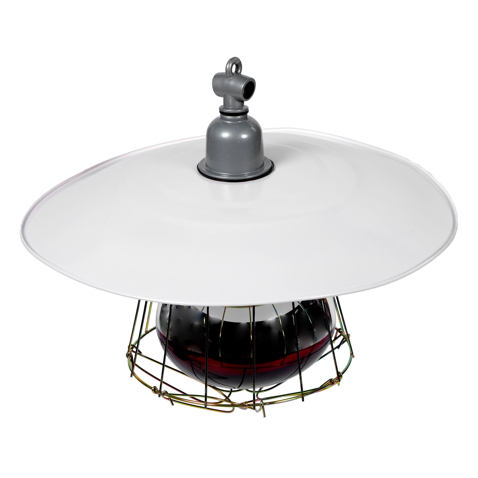 CHICHUMID 1Pc White Metal Heating Lamp for Livestock Solar Powered Heat ...