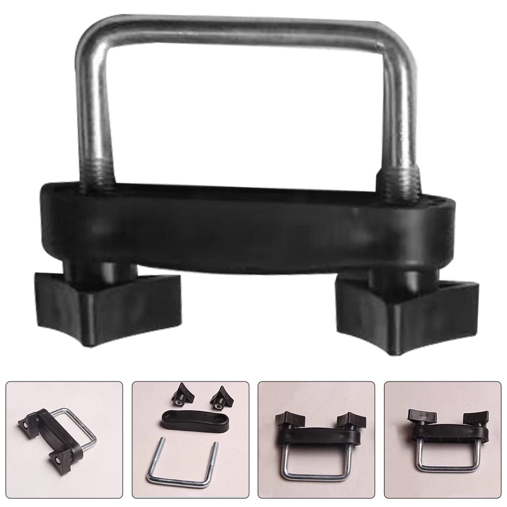 CHICHUMID 1Set Black Iron and Plastic Car Roof Luggage Bracket Clamp ...