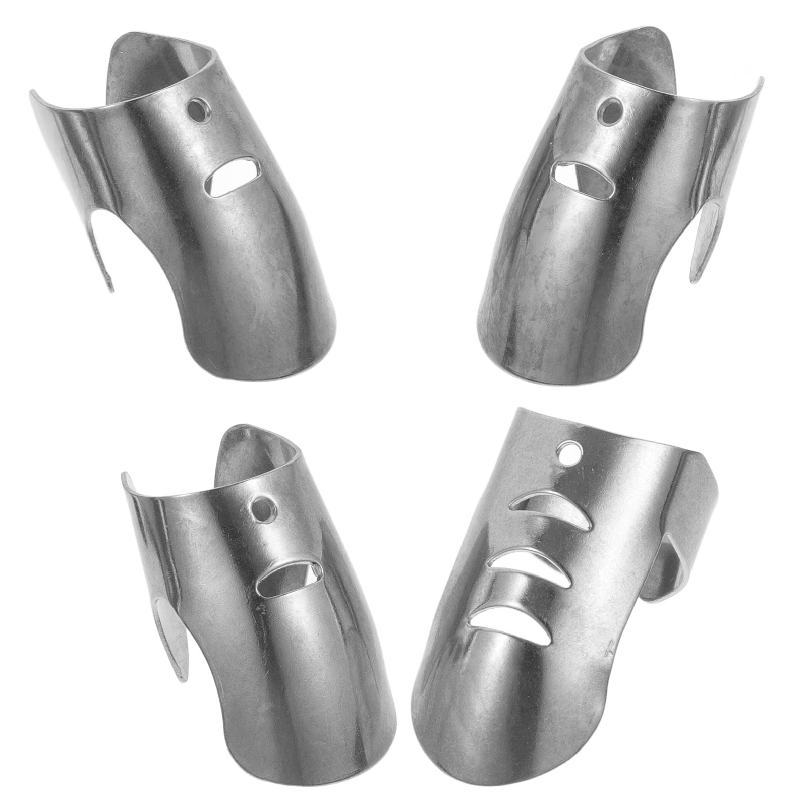 CHICHUMID 1Set Finger Guards Stainless Steel Cut Protection Kitchen ...