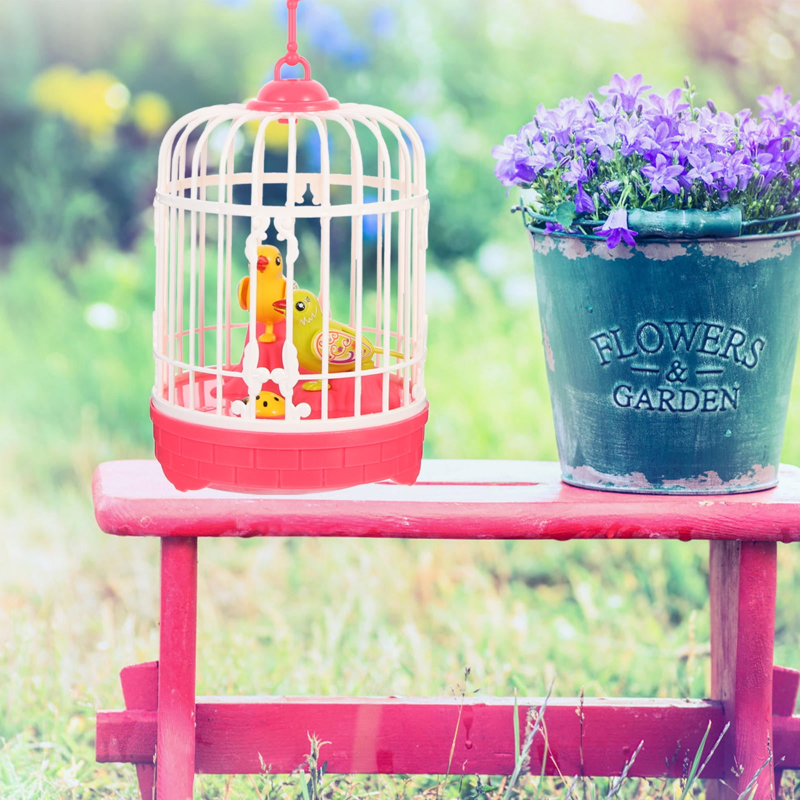 CHICHUMID 1Set Interactive Bird Toy for Kids with Light and Sound Pink ...