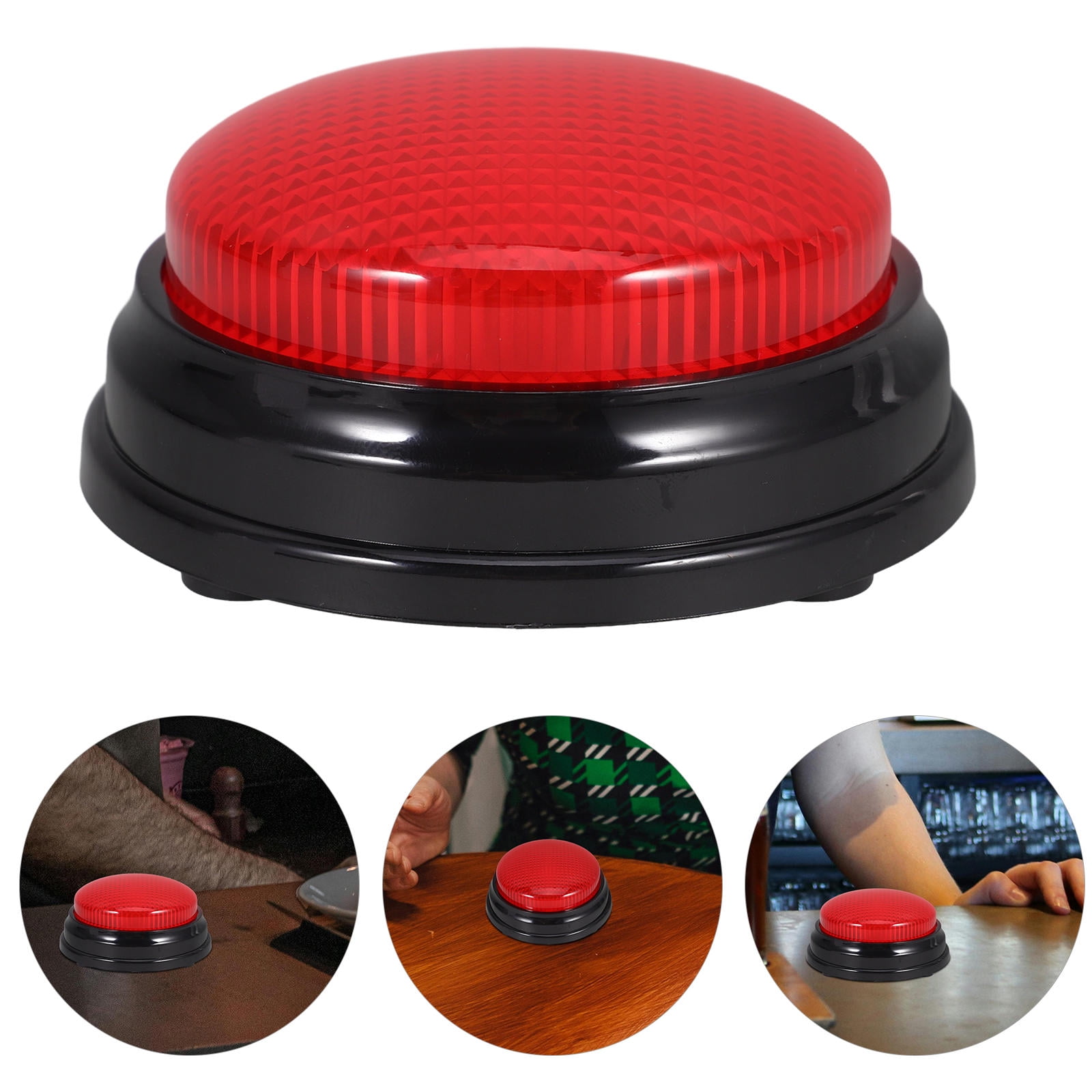 CHICHUMID 1Set Party Prank Button Red Plastic for Weddings and ...