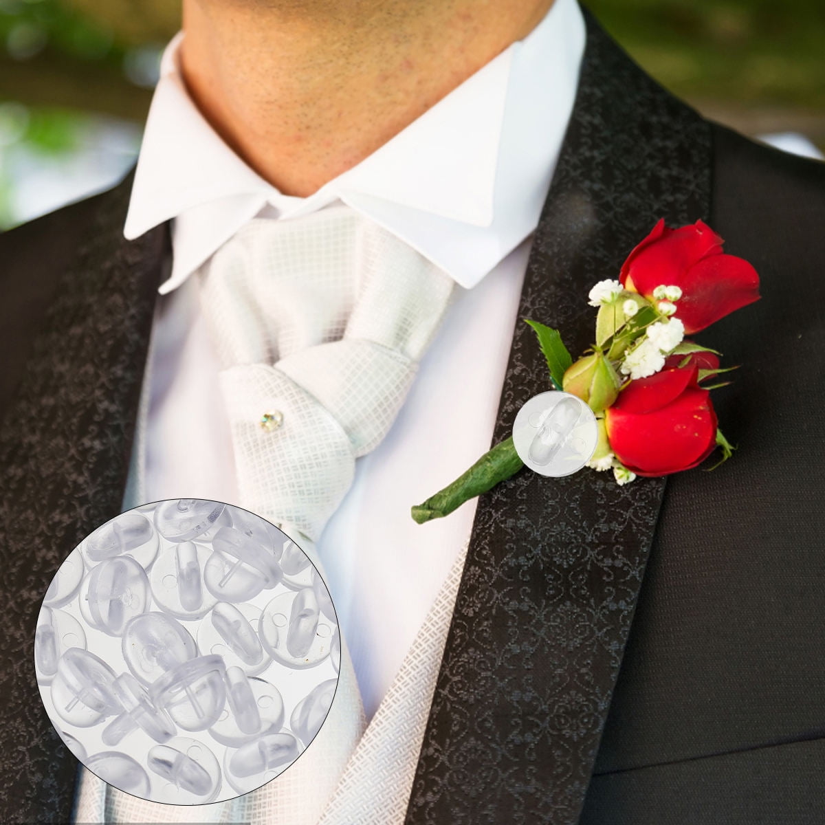 CHICHUMID 200Pcs Safety Pin Backs for Craft Projects and Badges with ...