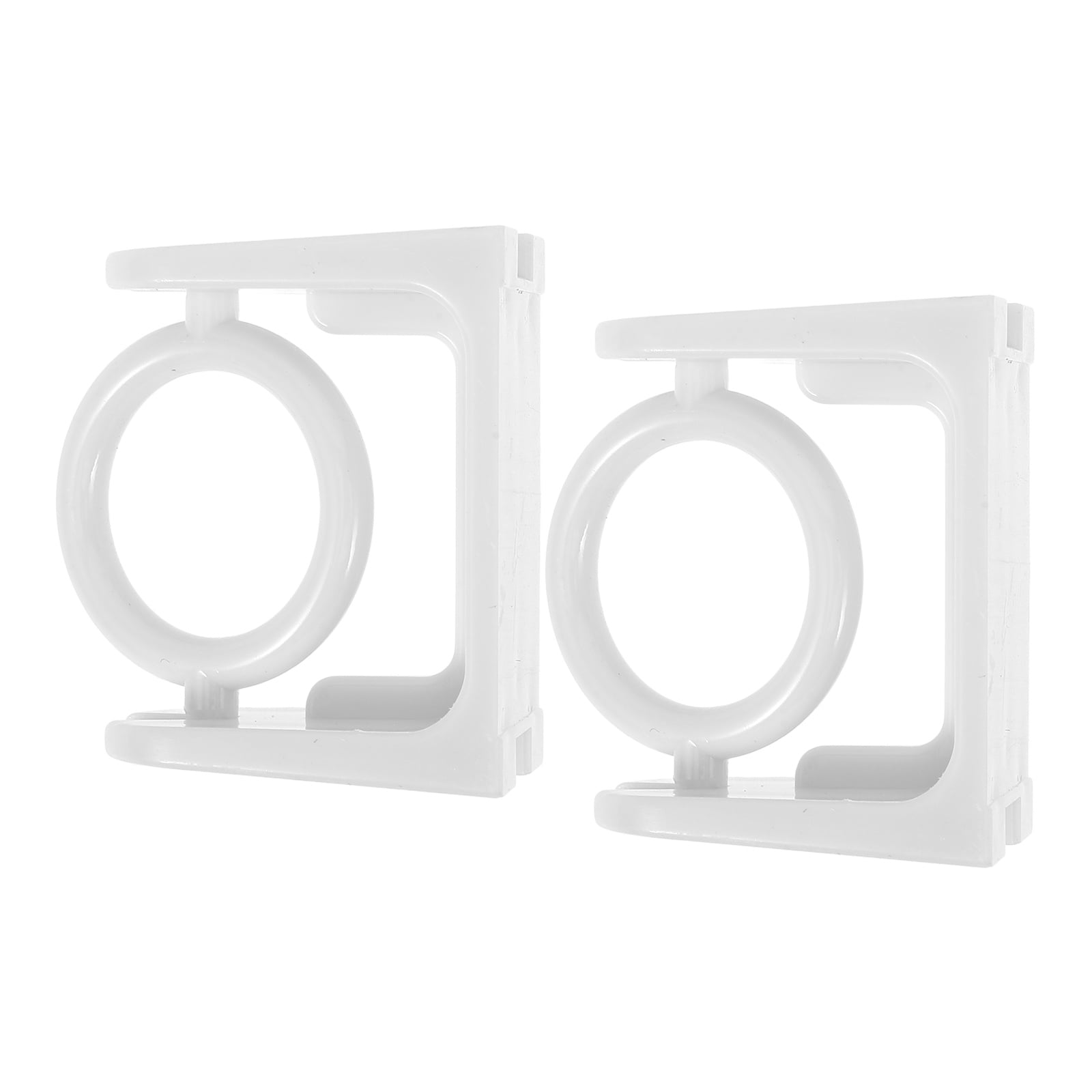 CHICHUMID 2Pcs Shower Rod Brackets Adjustable 360 Degree Rotating for ...