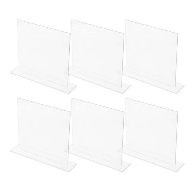 CHICHUMID 6Pcs Clear Acrylic Table Signs for Wedding Seating and Party ...