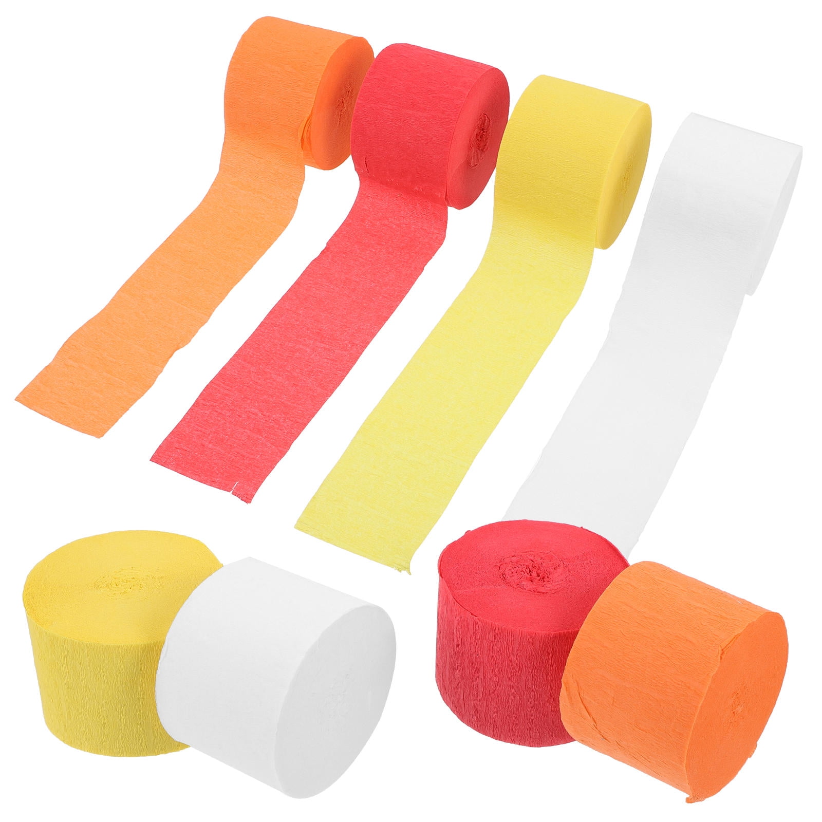 CHICHUMID 8Pcs White Crepe Paper Streamer for Diy Crafts and Party ...