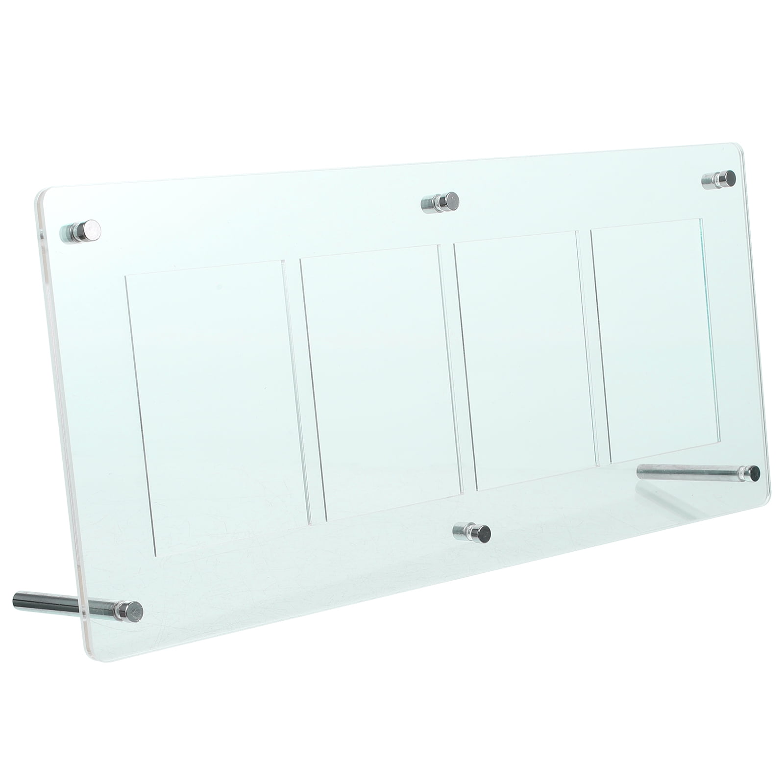 CHICHUMID Card Display Rack 34.5X7.1X0.2In Transparent Plastic Storage ...