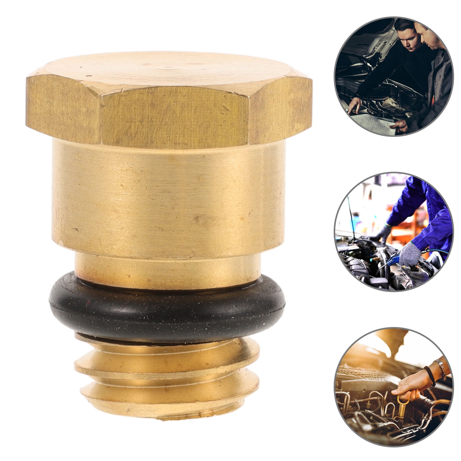 CHICHUMID Golden Separator Drain Plug 1Pcs for Engine Oil Pressure ...
