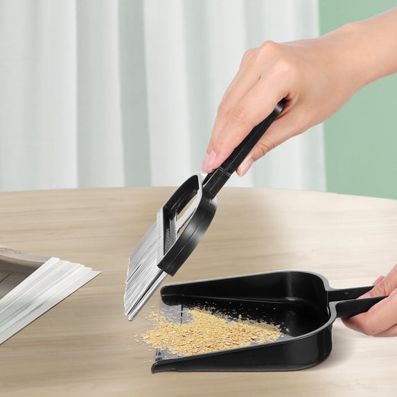 CHICHUMID Small Broom Dustpan Set 2Piece Set Mini for Home Cleaning and ...