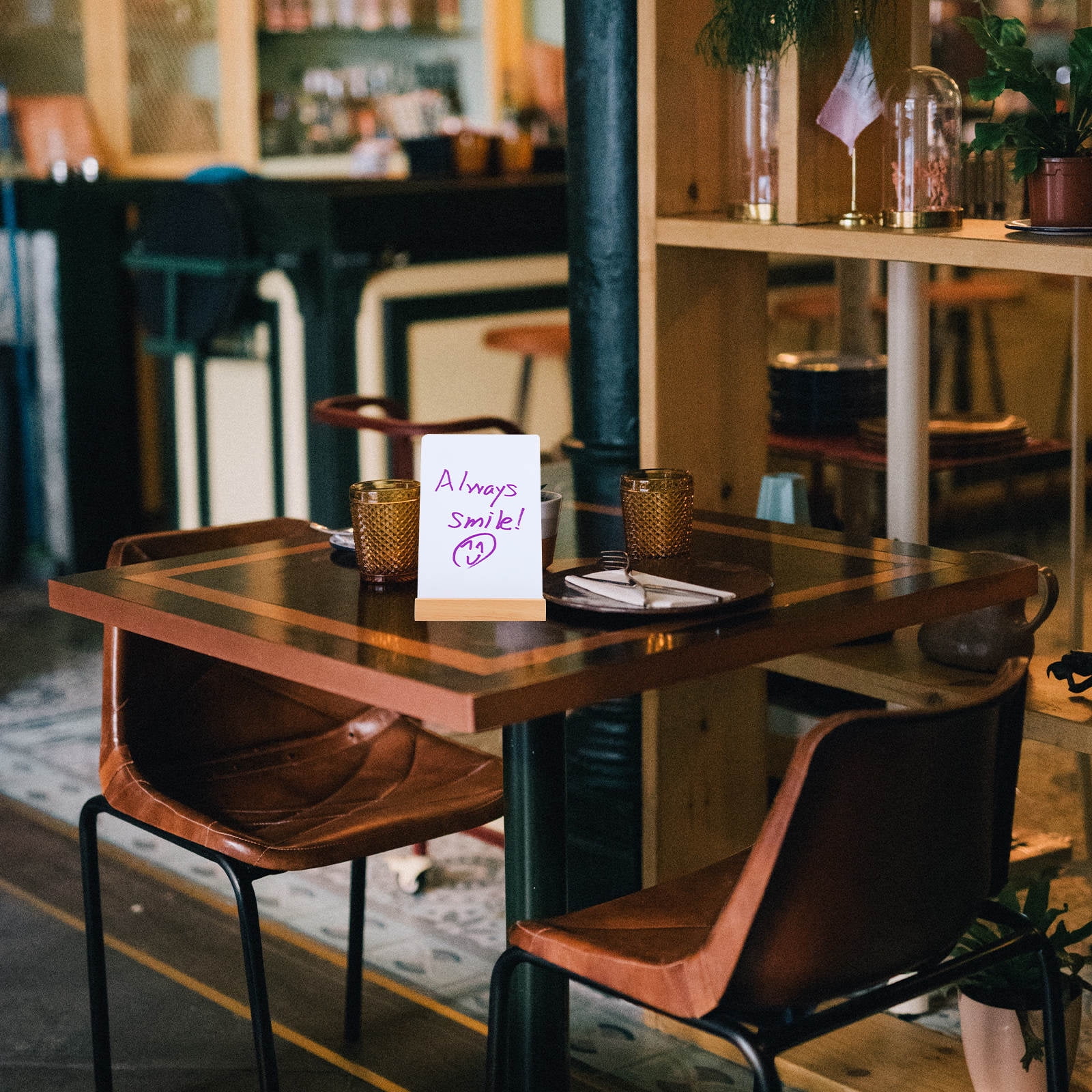 CHICHUMID Small Whiteboard Signage for Indoor Use Writing Surface 14 ...