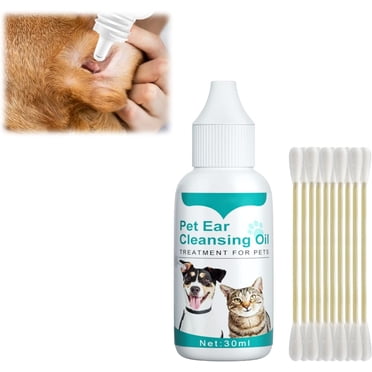 Four Paws Healthy Promise Aloe Ear Mite Relief Drops, Pet Medicine for ...