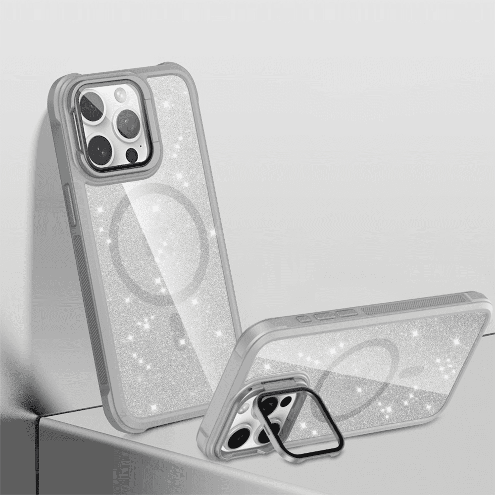 CHICOQUE Magnetic Clear Case for iPhone 16 Pro Max for Magsafe Bling ...