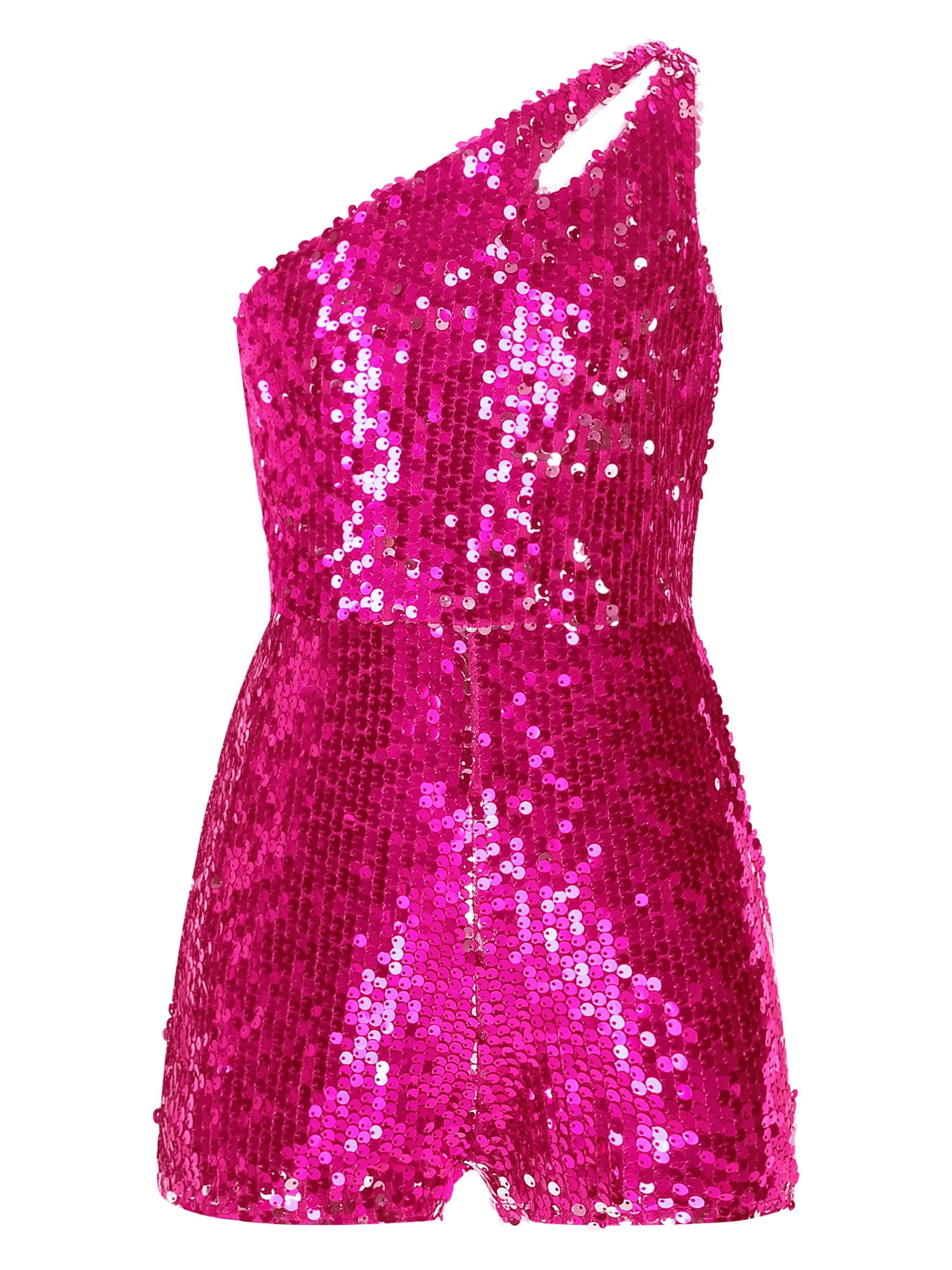 CHICTRY Kid Girls Sequin Jumpsuit Party Halter Shinny Kids Dance Formal ...