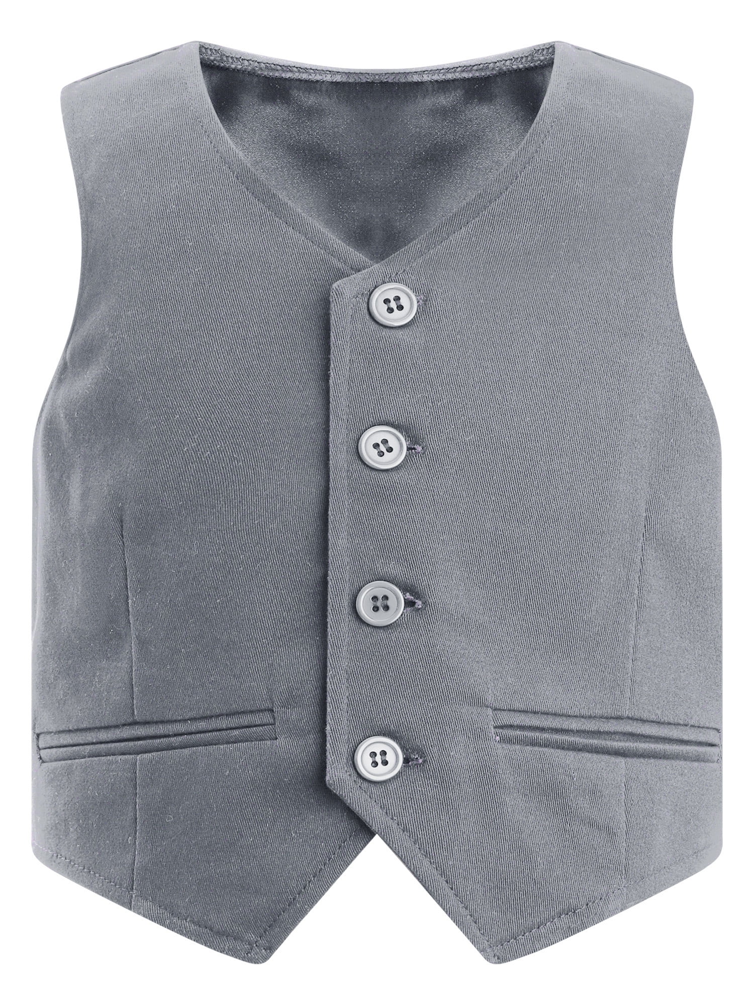 CHICTRY Kids Boys Gentleman Vest V Neck Back Strap Waistcoat Button ...