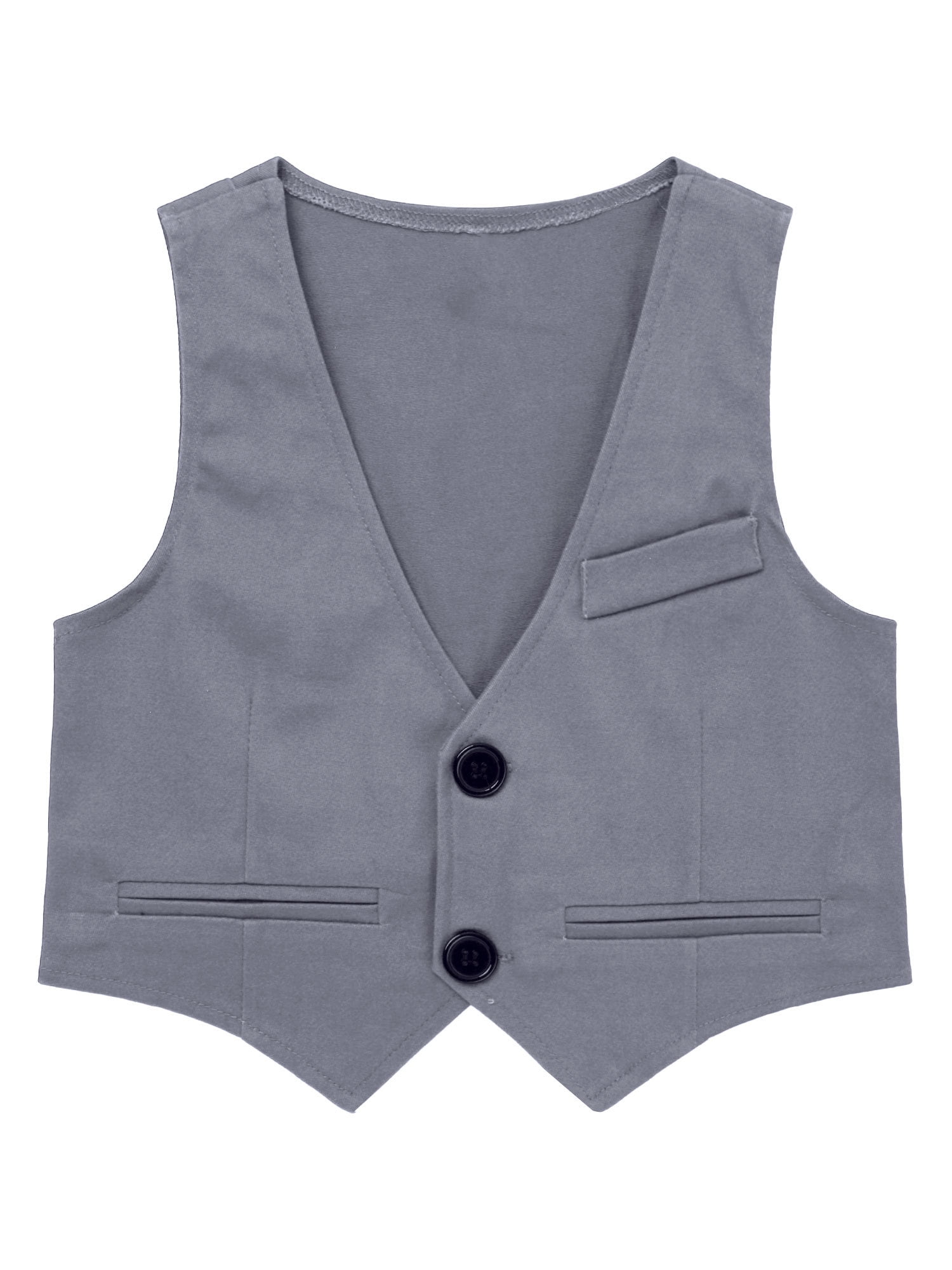 CHICTRY Kids Boys Gentlemen Suit Vest Sleeveless Single-Breasted ...