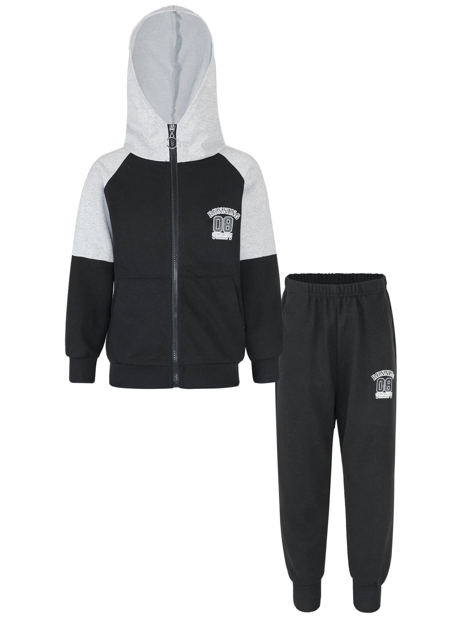 CHICTRY Kids Boys Tracksuit Jogging Suit Zipper Hoodie Sweatshirt Tops ...
