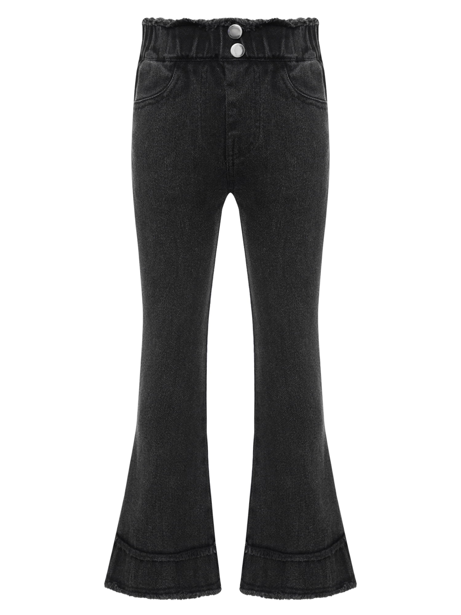 CHICTRY Kids Girls Casual Denim Pants Flared Jeans Juniors Ripped ...