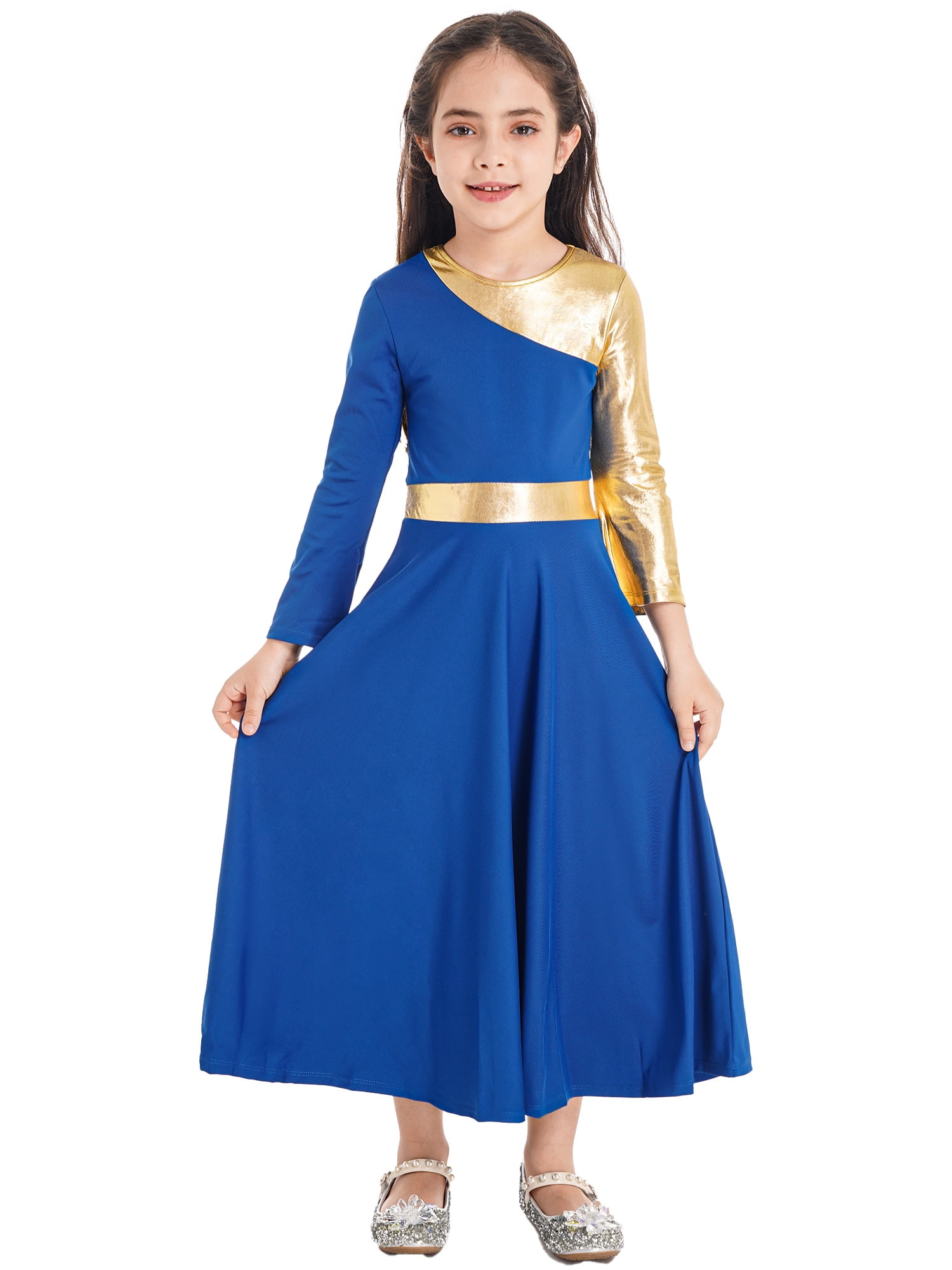 CHICTRY Kids Girls Church Robe Long Dress Loose Full Length Liturgical ...
