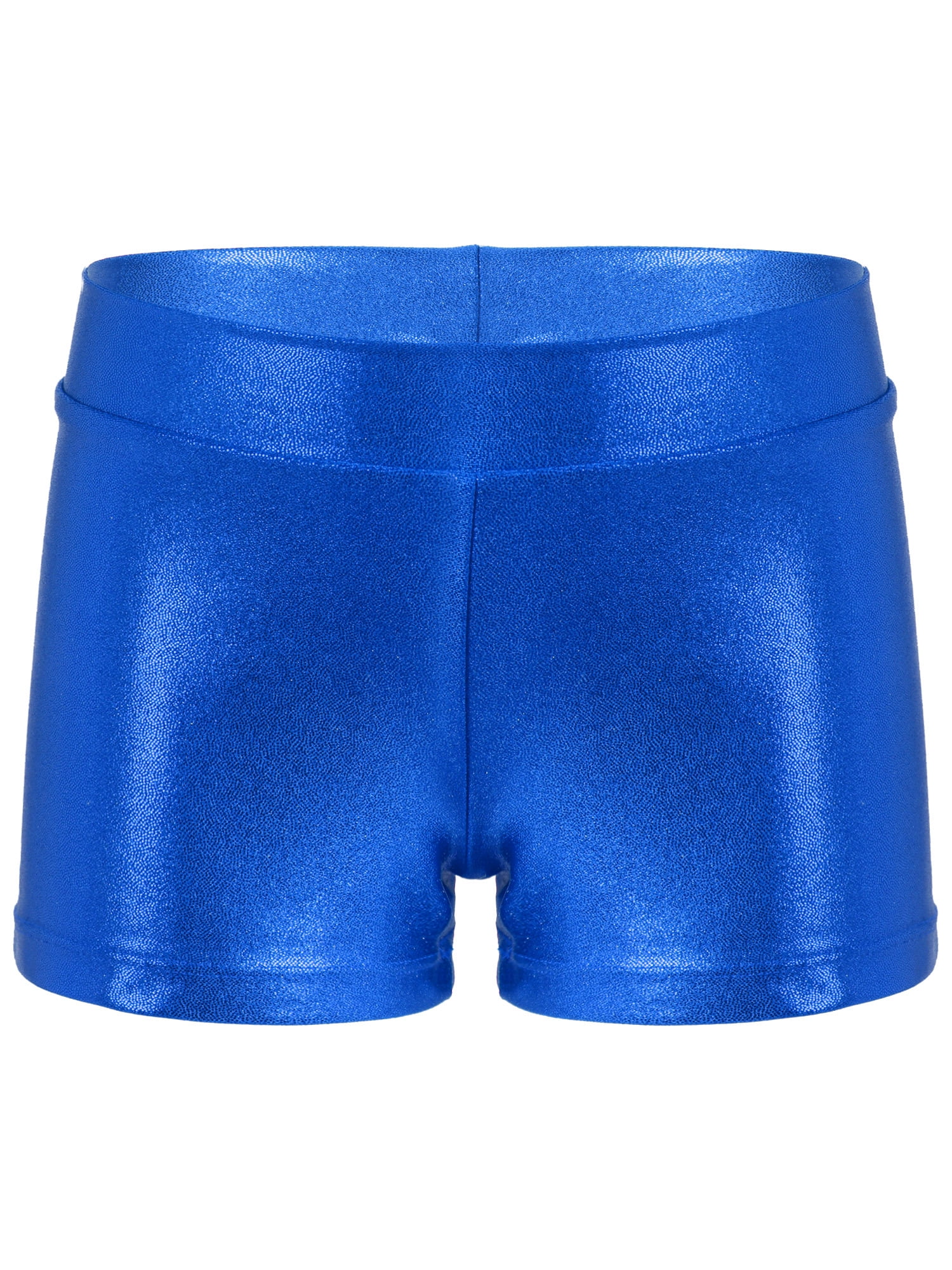 CHICTRY Kids Girls Dance Shorts Shiny Metallic Gymnastics Athletic ...