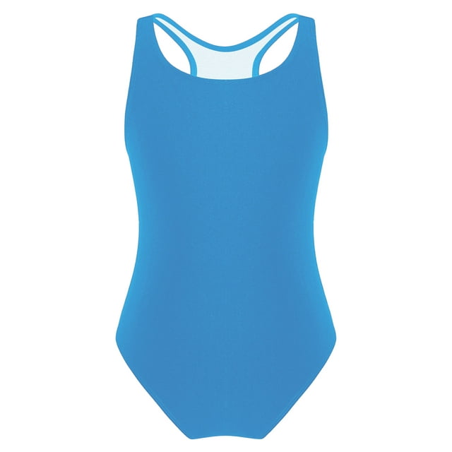 CHICTRY Kids Girls One Piece Cutout Racer Back Swimming Bodysuit Pool ...