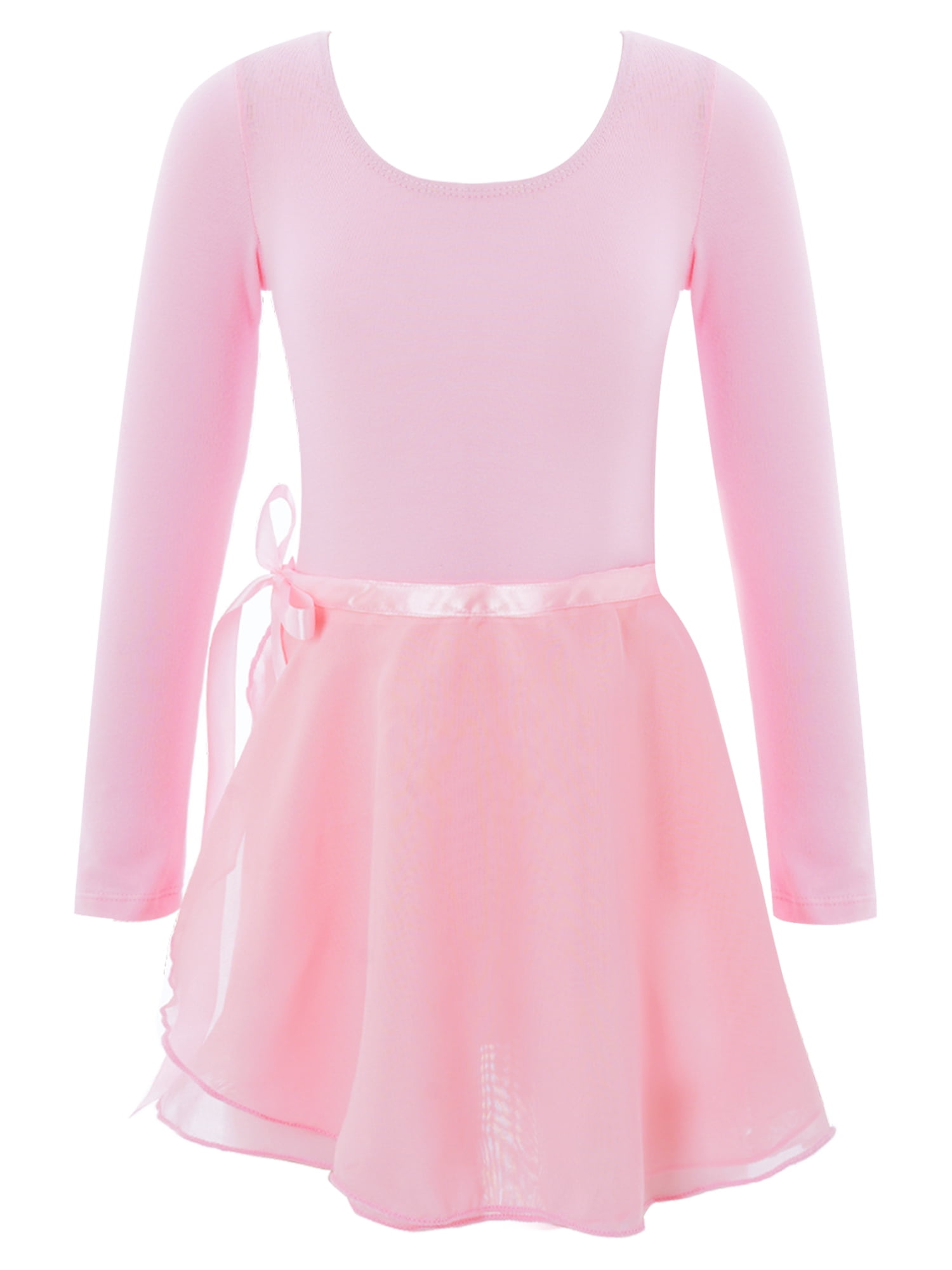 CHICTRY Little Girls Basic Ballet Dance Costume Long Sleeve Leotard ...