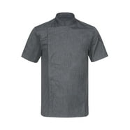 Red Kap Eight Pearl Button Chef Coat with Thermometer Pocket - Walmart.com