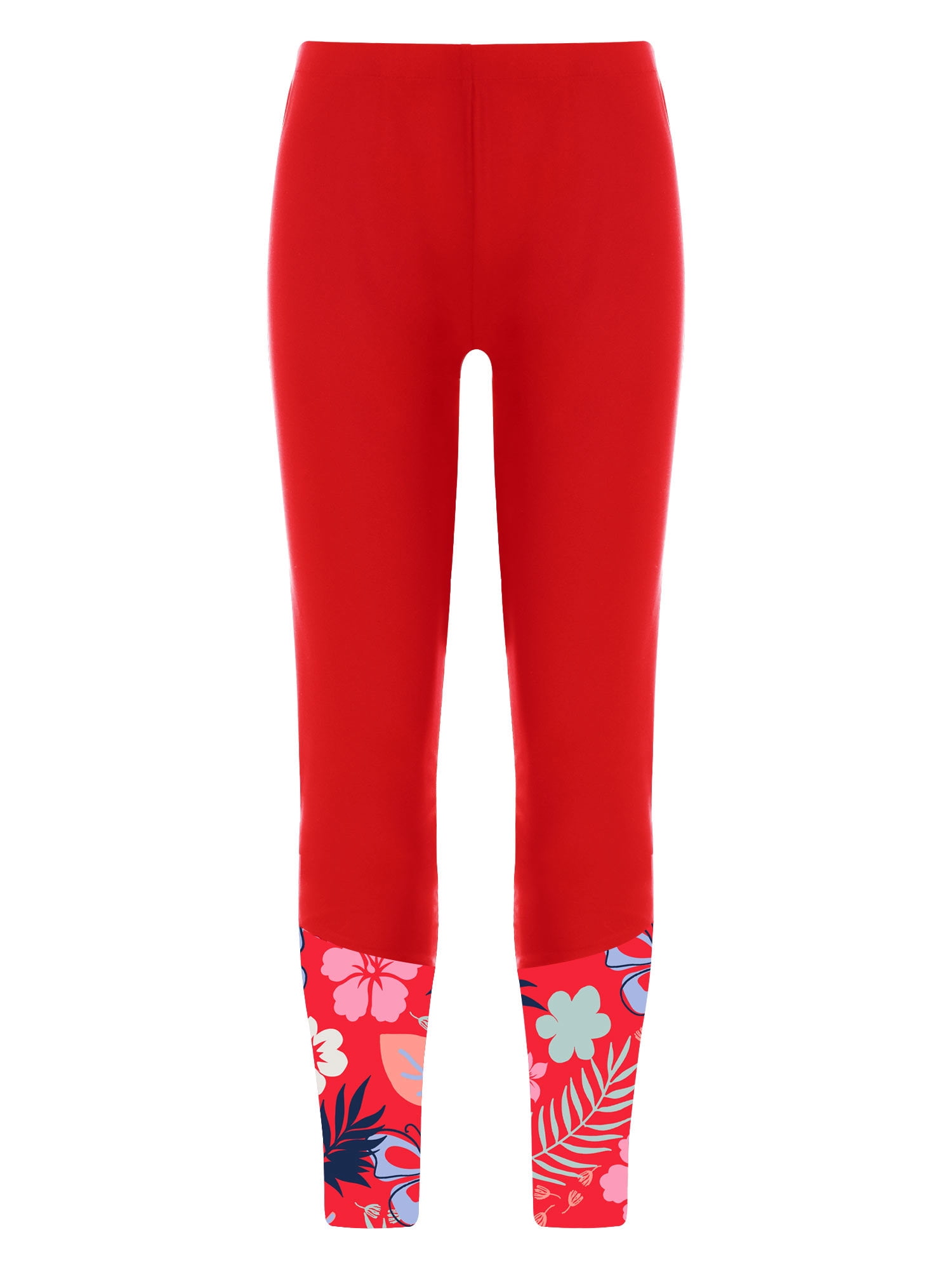 CHICTRY Upf 50+ Swim Leggings for Girls Printed Bottom Leg Swim Long ...