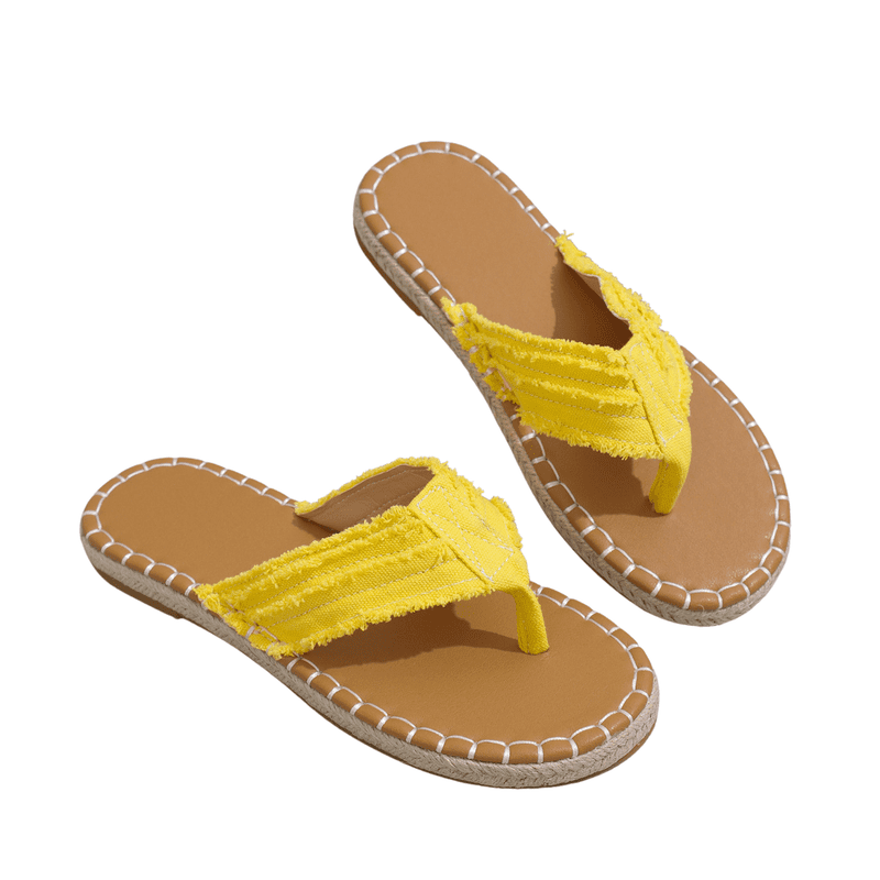 CHICVOMEY Casual EspadrillesWomen's Flip Flops 2025 Comfortable Sandals ...
