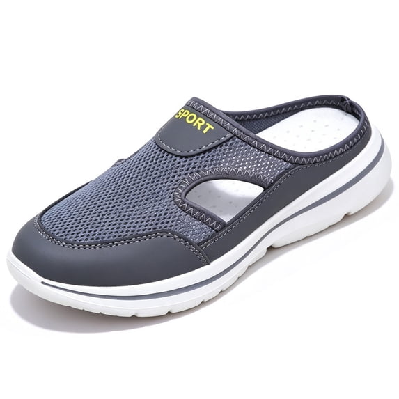 CHICVOMEY Comfort Breathable Mesh Backless Slip On Shoes for Women ...