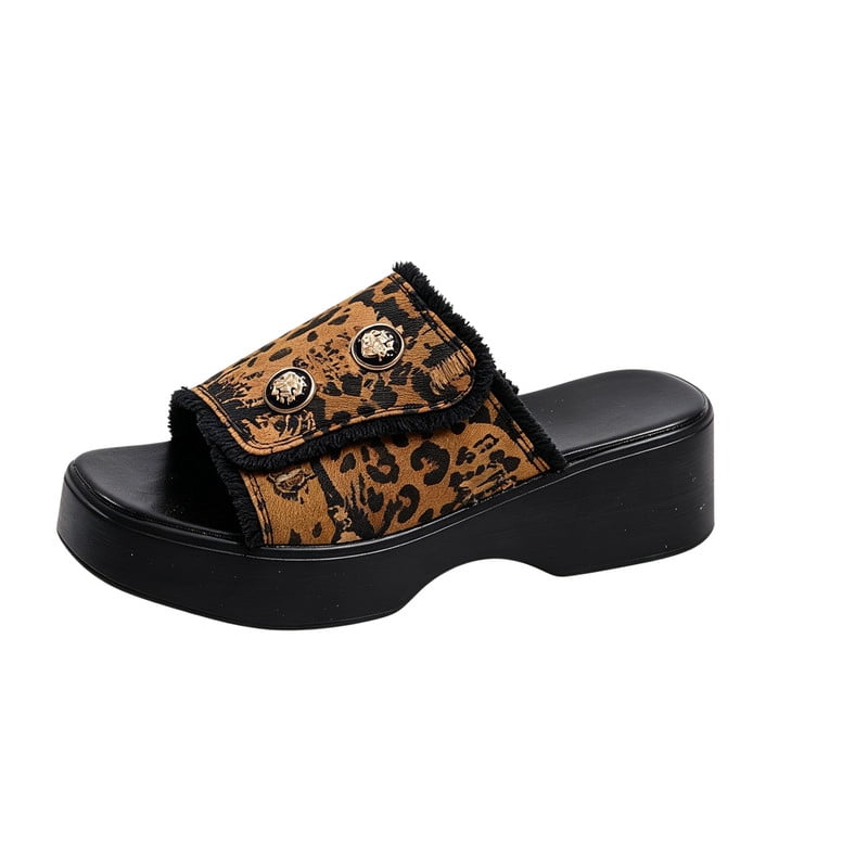 CHICVOMEY Comfort Slippers for Women Lightweight Platform Slippers ...