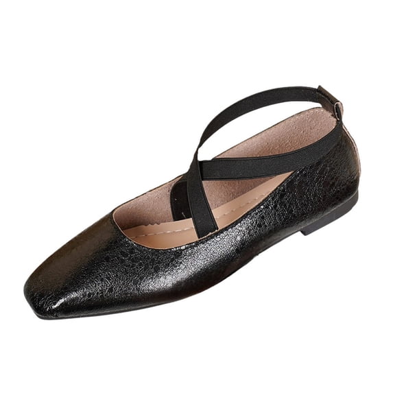 CHICVOMEY Comfortable Ballet Flats Lightweight Slip-On Flats Soft ...