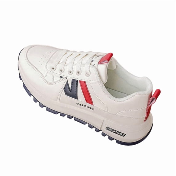 CHICVOMEY Comfortable Sneakers for Women Lightweight Lace-Up Casual ...