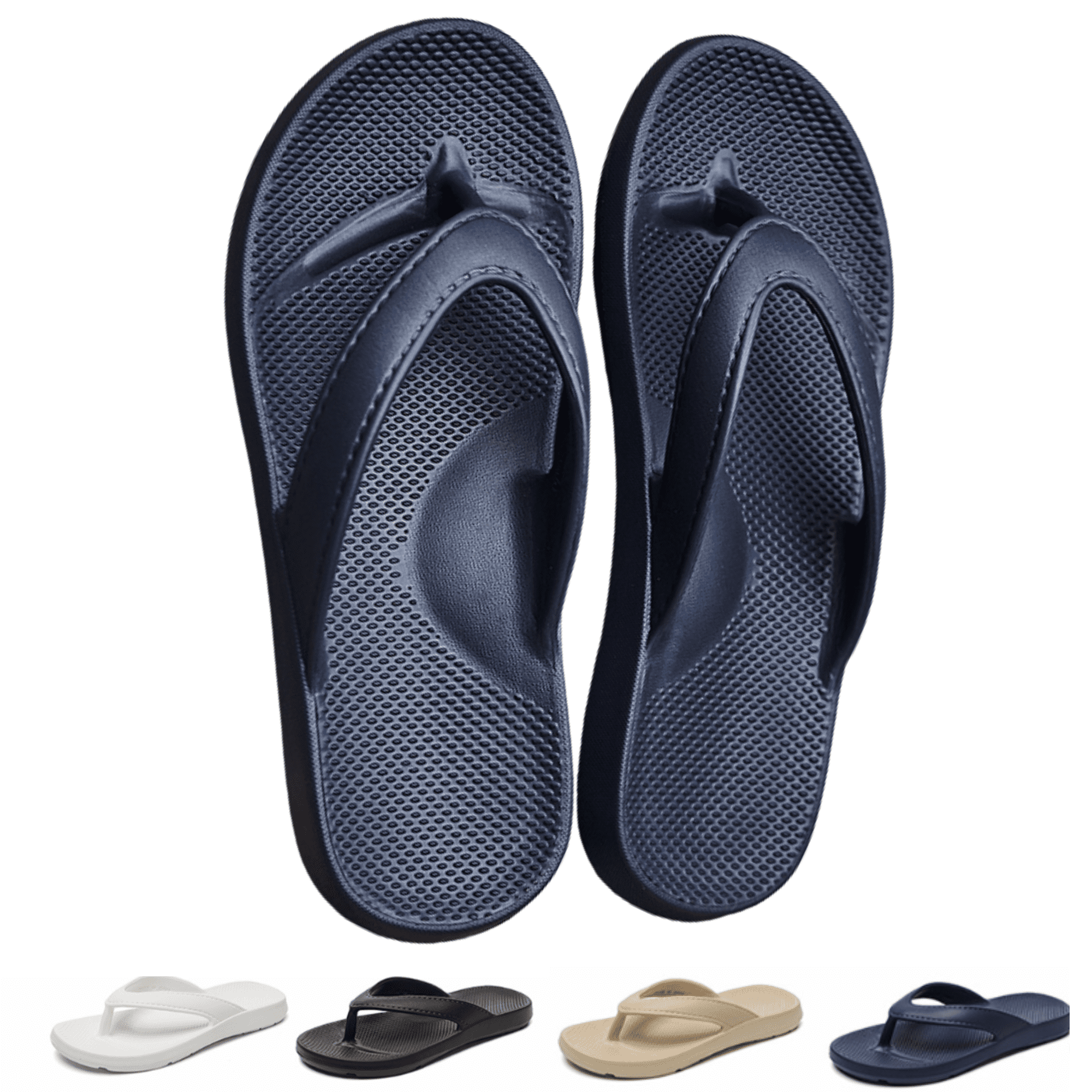 CHICVOMEY Flip Flops for Women Men with Arch Support Unisex Lightweight ...
