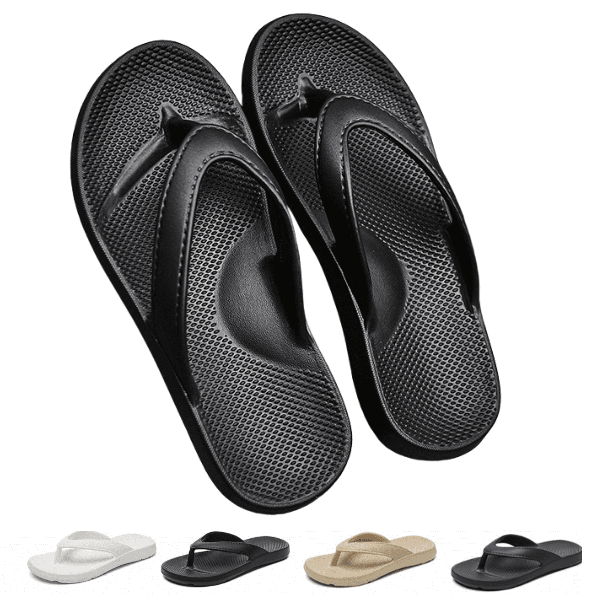 CHICVOMEY Flip Flops for Women Men with Arch Support Unisex Lightweight ...