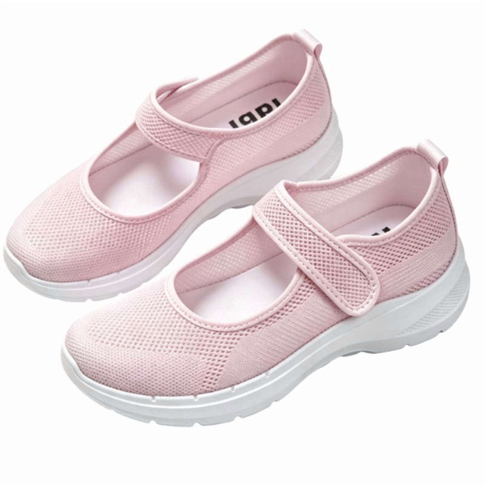 CHICVOMEY Mary Jane Shoes Women Comfortable Wide Toe Box Arch Support ...
