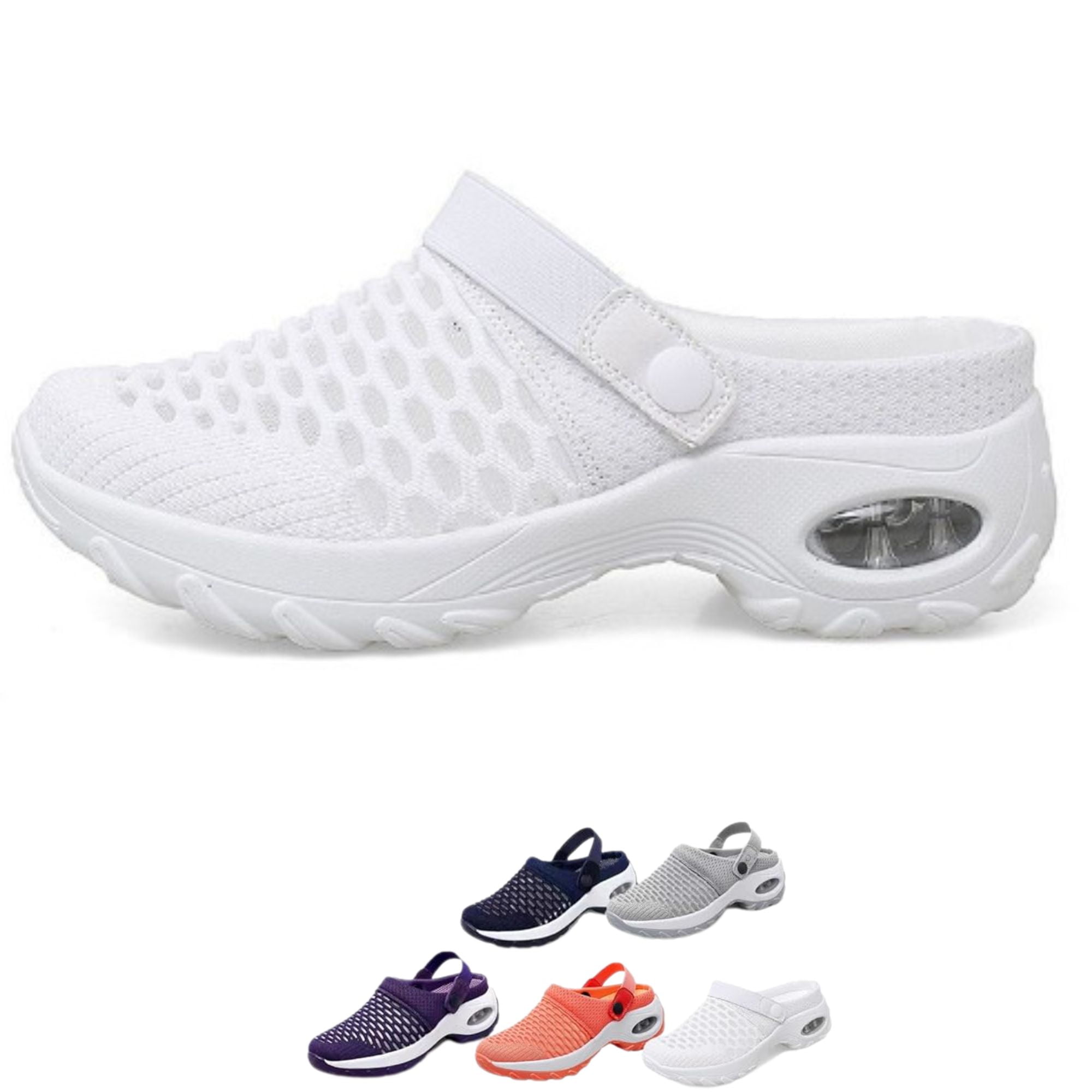 CHICVOMEY Orthopedic Clogs for Women Air Cushion Arch Support Sandals ...