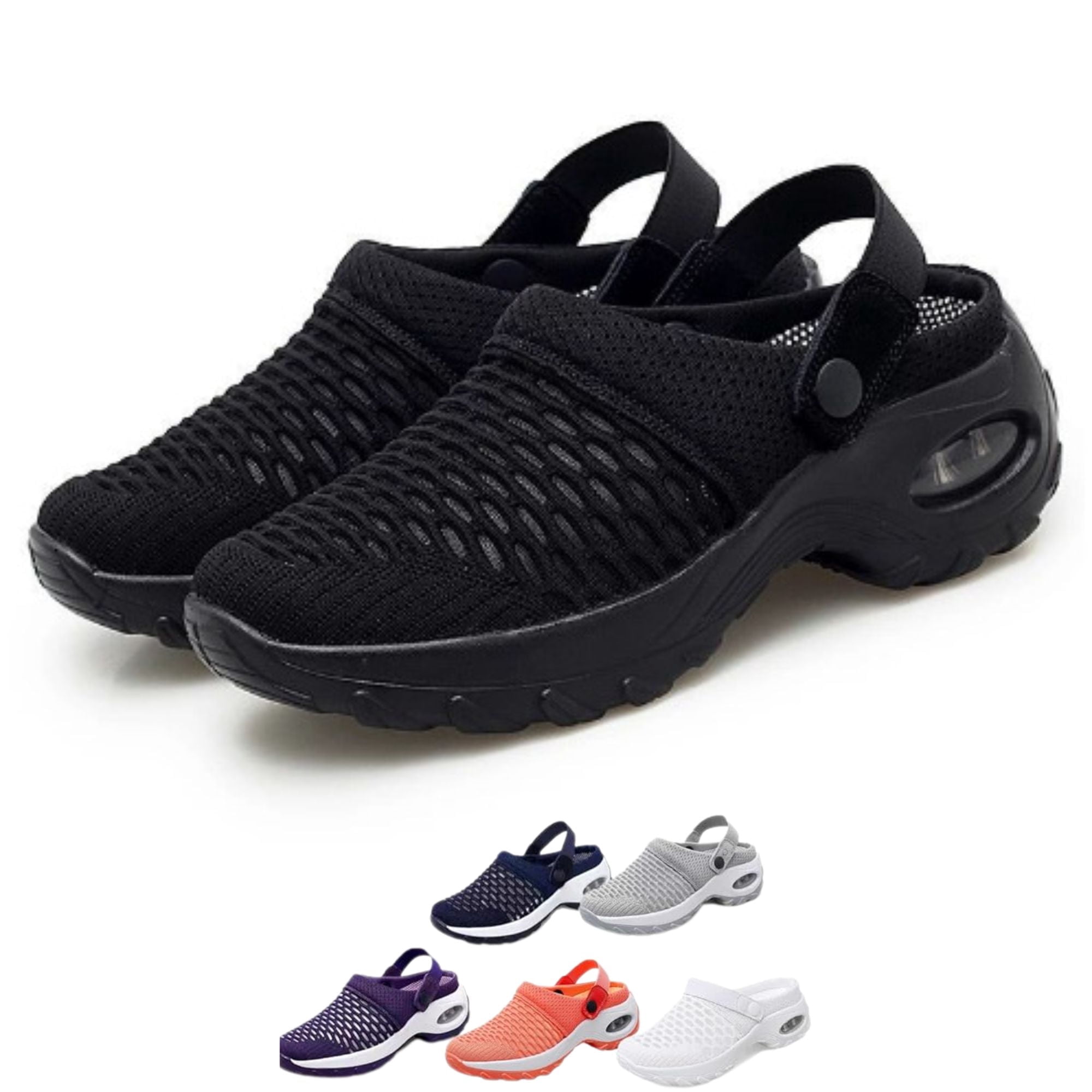 CHICVOMEY Orthopedic Clogs for Women Air Cushion Arch Support Sandals ...