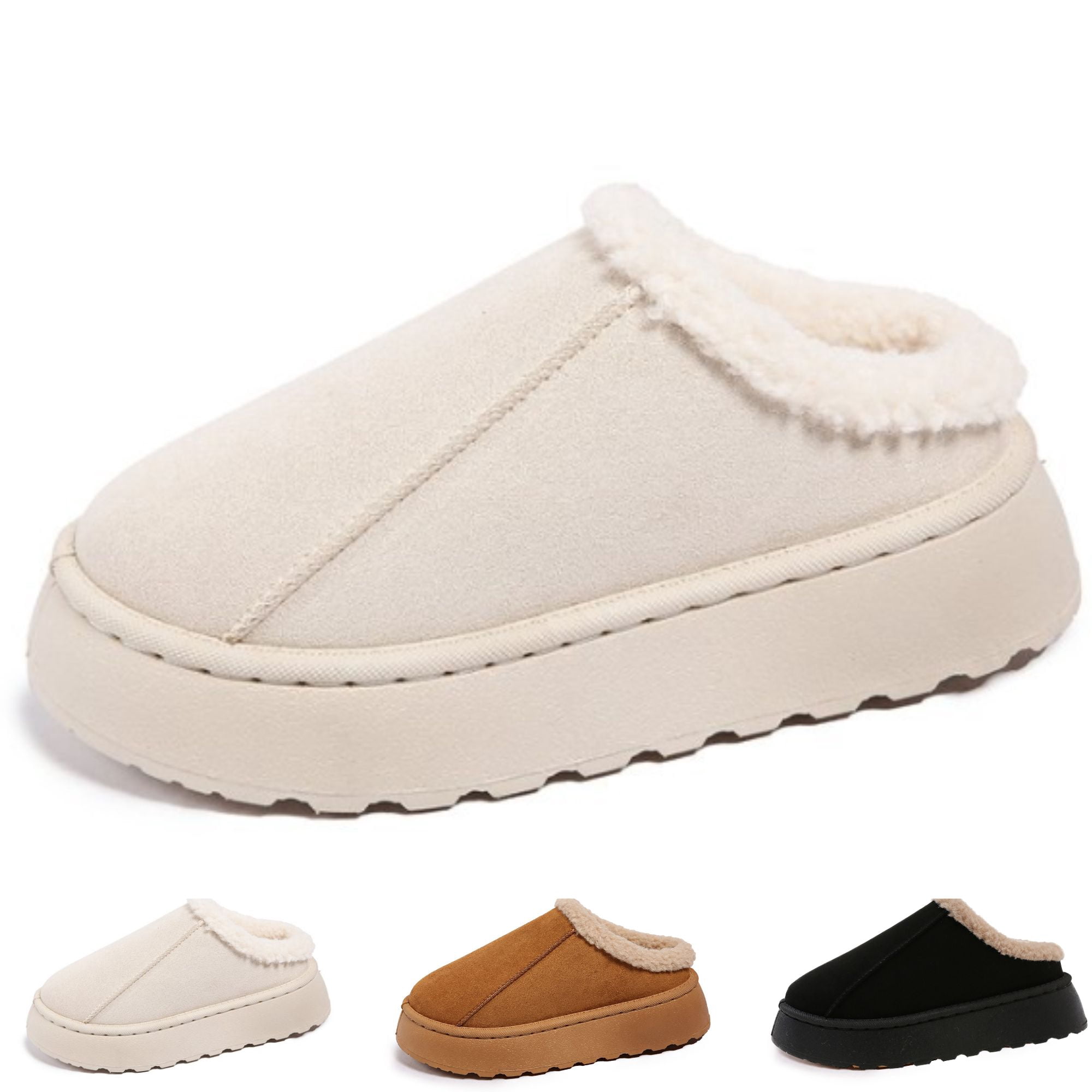 CHICVOMEY Platform Slippers for Women with Thick Sole Indoor/Outdoor ...