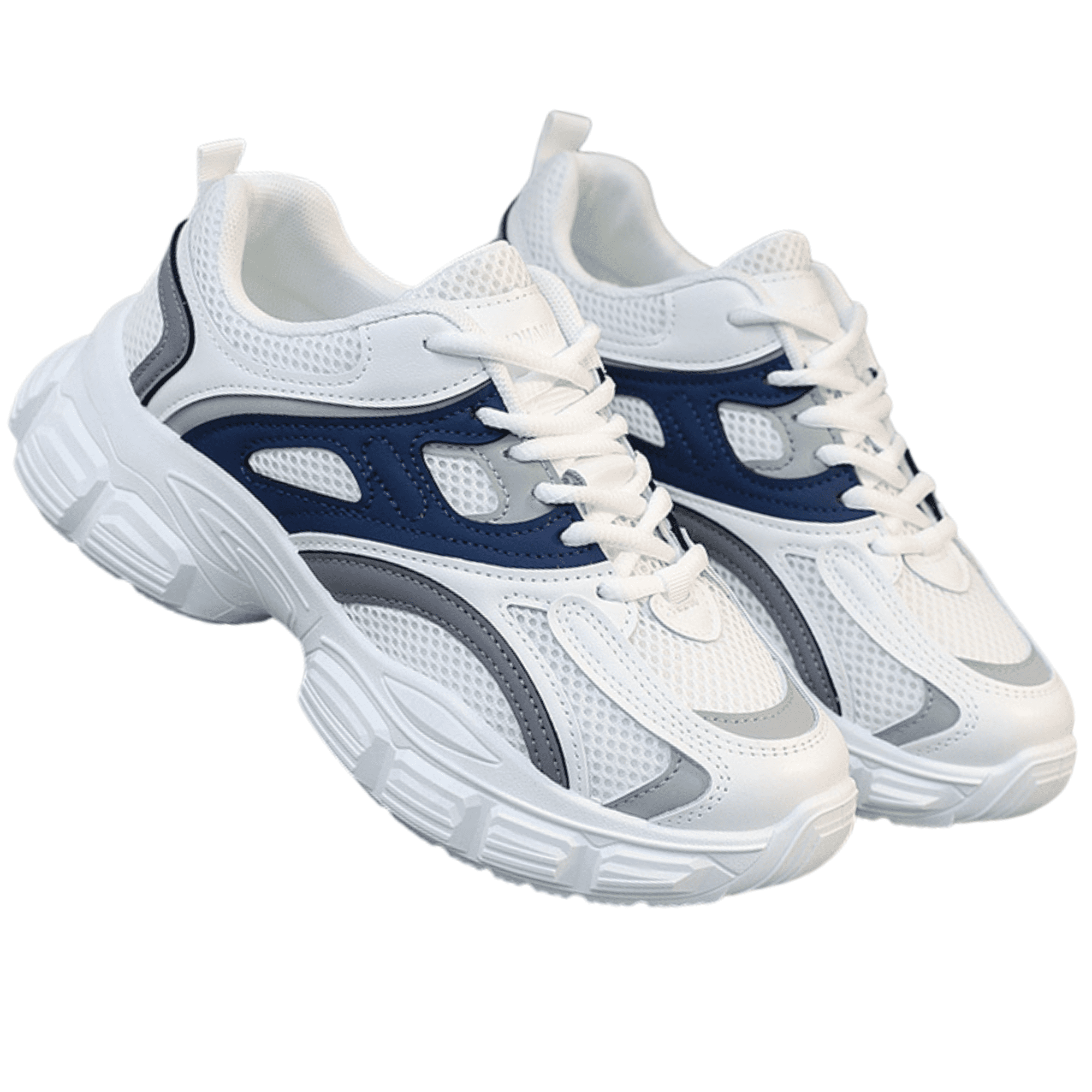 CHICVOMEY Platform Sneakers for Women Breathable Upper Shock Absorption ...